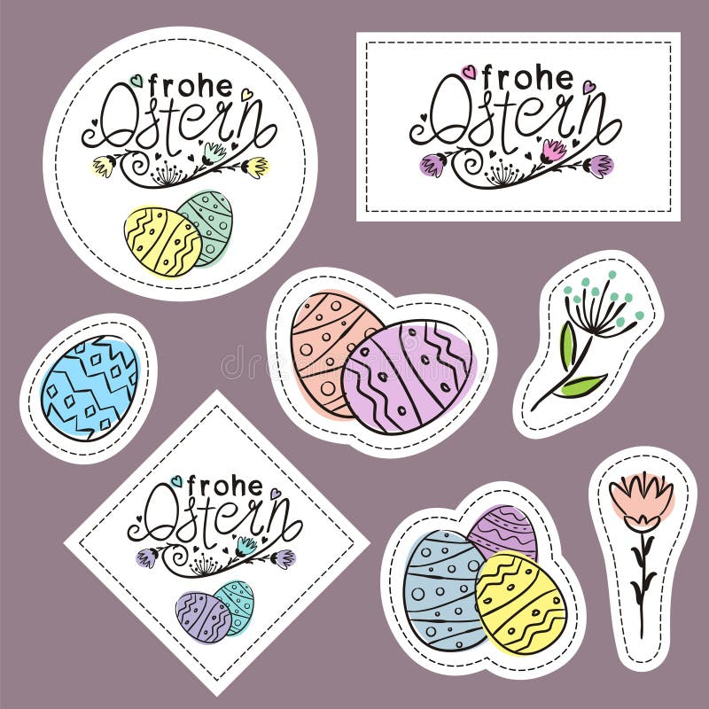 German Stickers Stock Illustrations – 415 German Stickers Stock ...