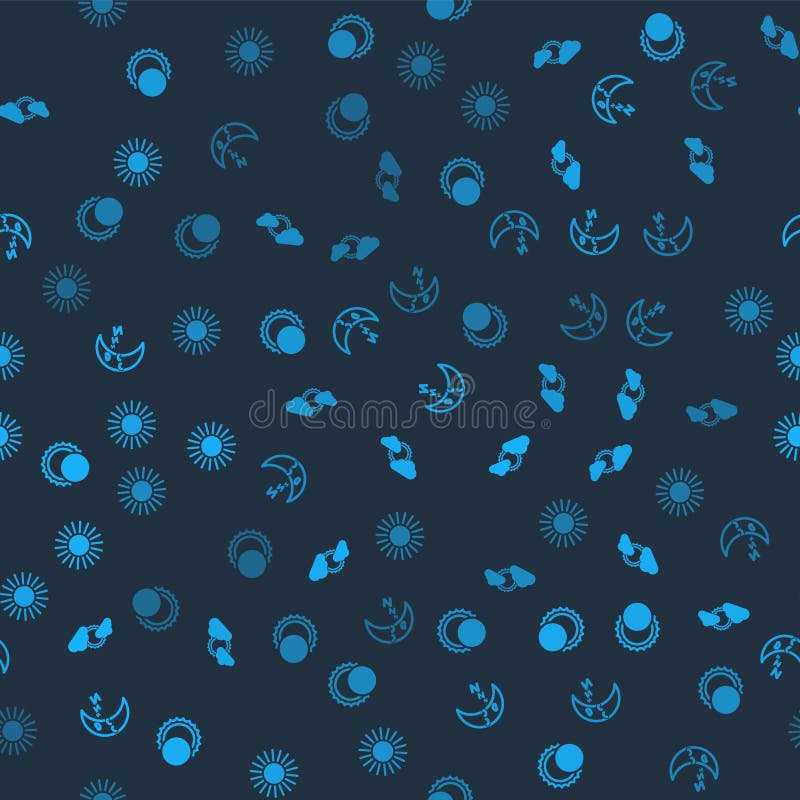 Set Eclipse of the Sun, Sun and Cloud Weather, Moon Icon and on ...