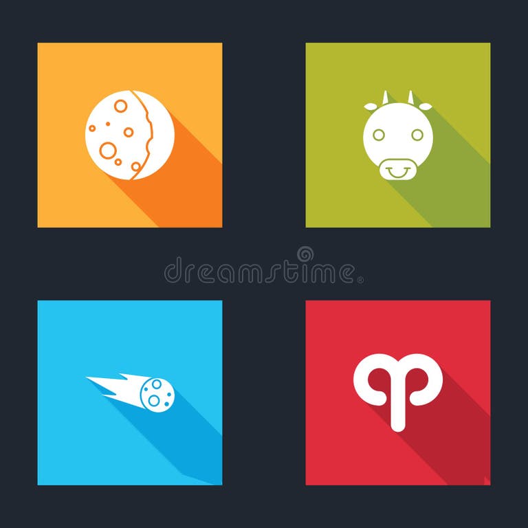 Set Eclipse of the Sun, Ox Zodiac, Comet Falling Down Fast and Aries ...