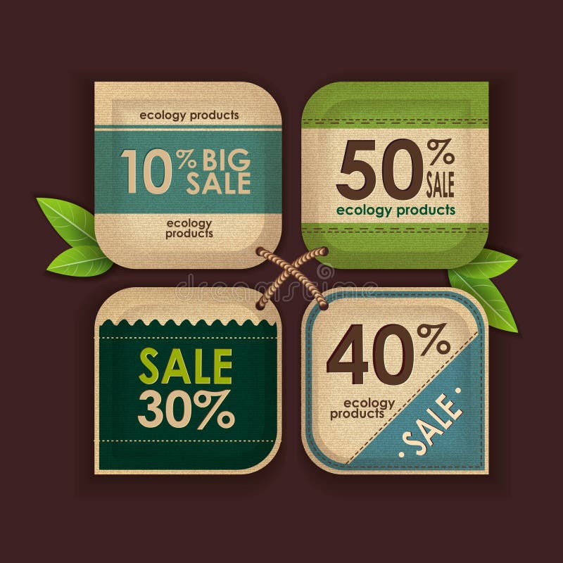 Ecology labels stock vector. Illustration of ecology - 11449419