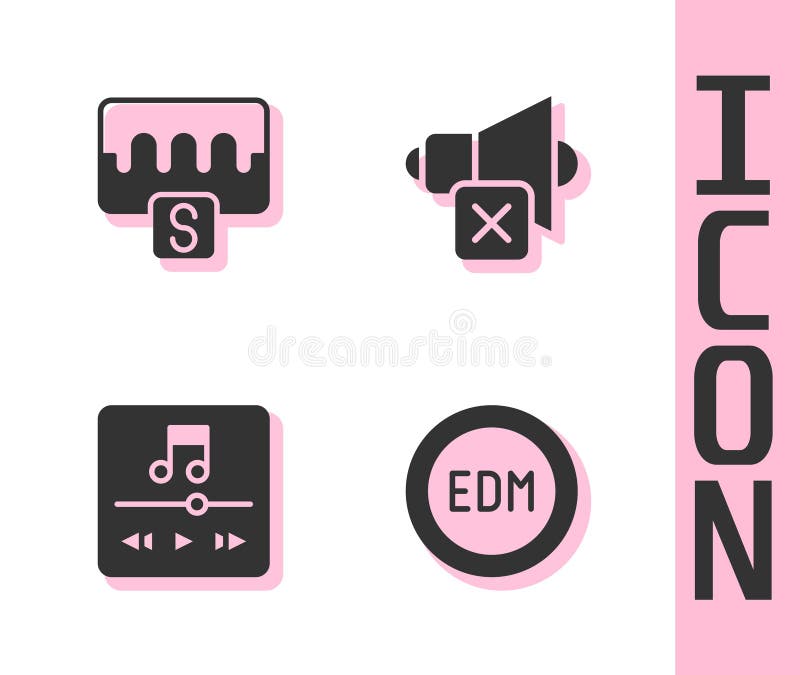 Edm Icon Stock Illustrations – 462 Edm Icon Stock Illustrations ...