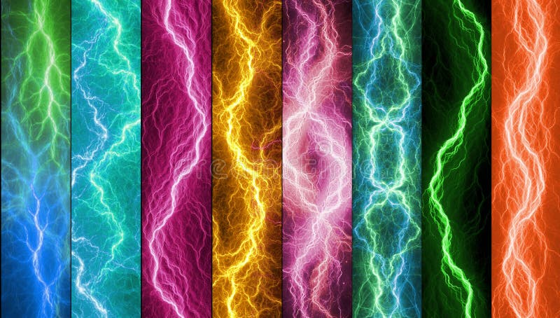 Lightning banners stock illustration. Illustration of bright - 49847940