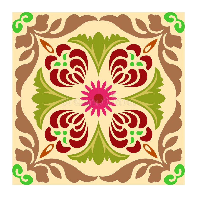 Set Of Eight Colorful Floral Patterns Seamlessly Tiling Seamless