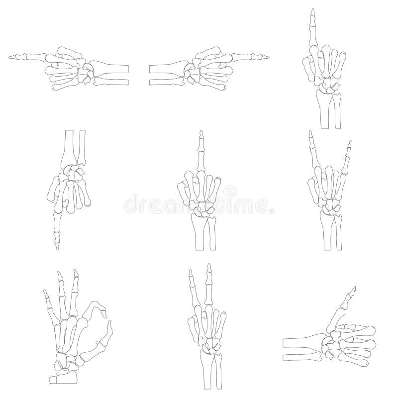 Set from Eight Details for Design on Halloween Day in Line Style. Stock ...