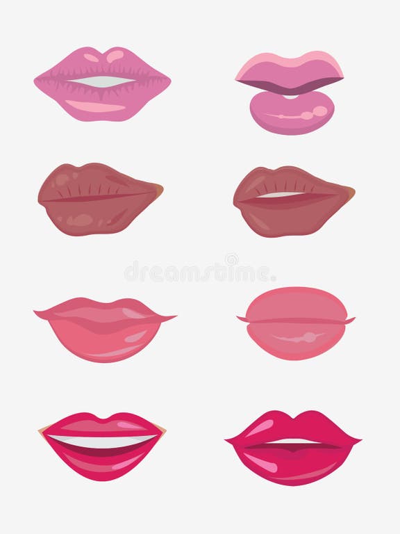Cartoon Female Lips Stock Illustrations – 25,058 Cartoon Female Lips ...