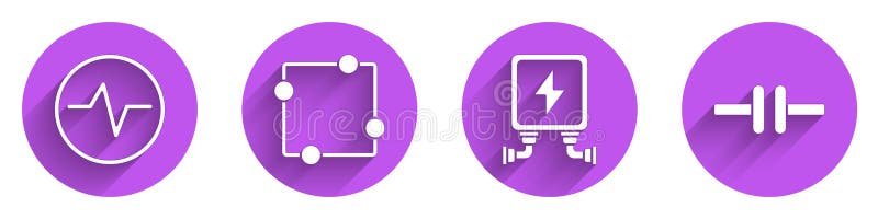 Set Electric Circuit Scheme, Electric Circuit Scheme, Electric ...
