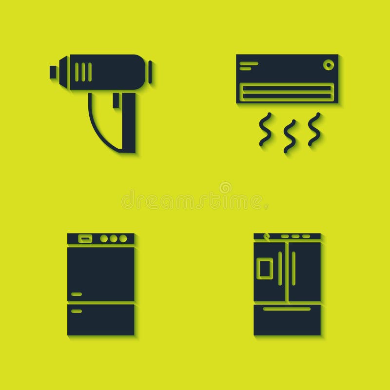 Set Electric Industrial Dryer, Air Conditioner, Vending Machine and ...