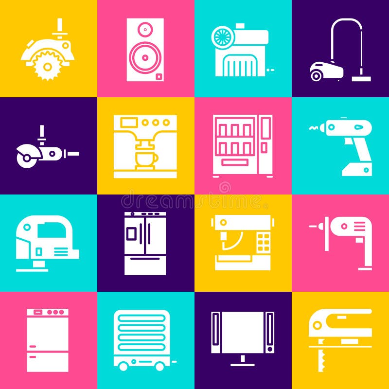 Set Electric Jigsaw, Drill Machine, Cordless Screwdriver, Air ...