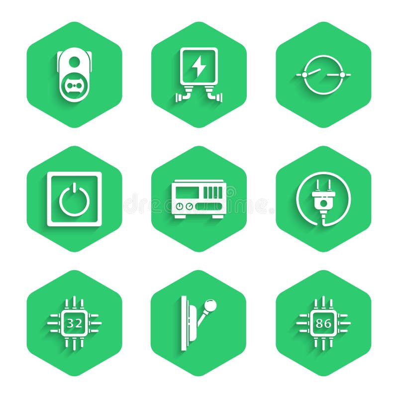 Set Electrical Measuring Instruments, Panel, Processor with ...