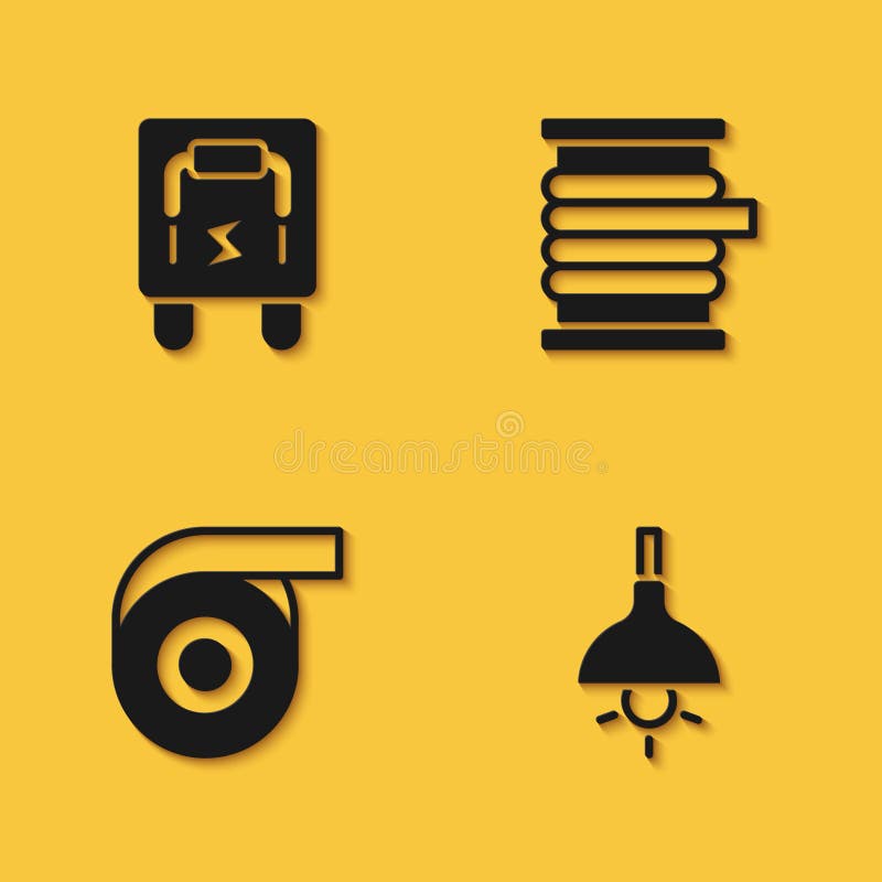 Set Electrical Panel, Lamp Hanging, Roll Adhesive Tape and Wire ...