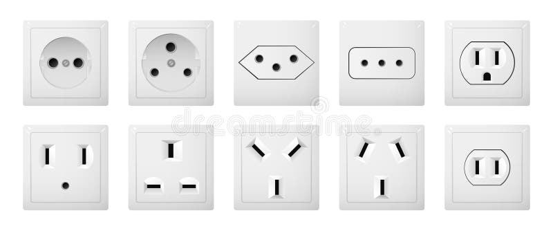 International Sockets Stock Illustrations – 100 International Sockets ...
