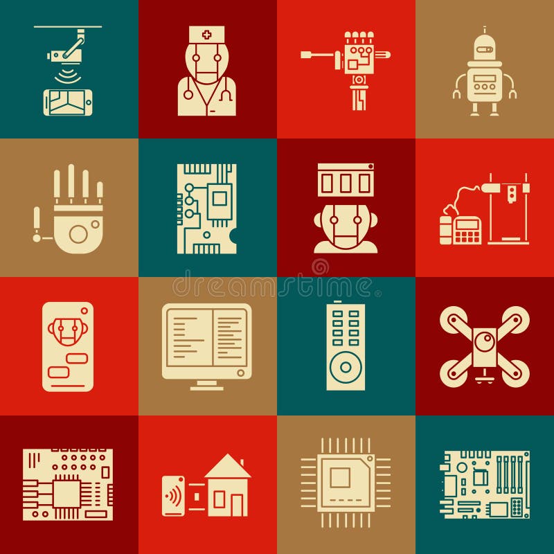 Set Electronic Computer Components Motherboard Digital Chip, 3D Printer ... Set Electronic Computer Components Motherboard Digital Chip, 3D Printer ...