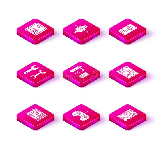 Set Electronic Computer Components Motherboard Digital Chip, Remote ...