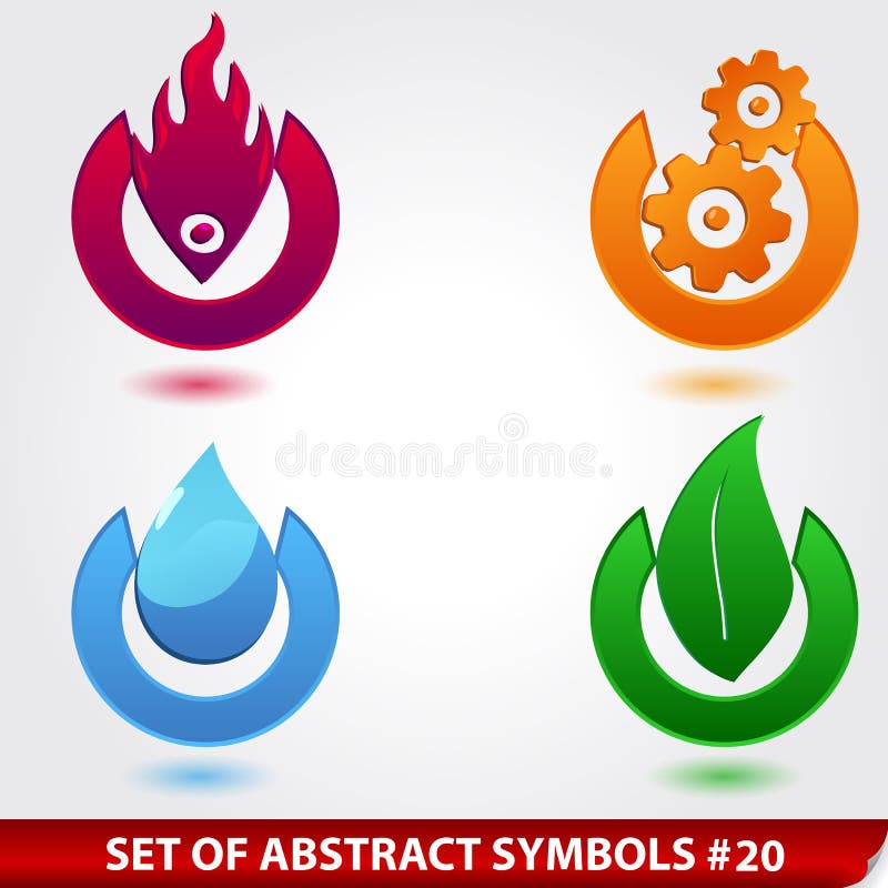 Set of Elegant Design Elements Stock Vector - Illustration of label ...