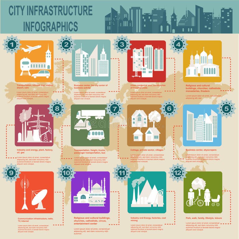 Infrastructure Graphic Stock Illustrations – 61,175 Infrastructure ...