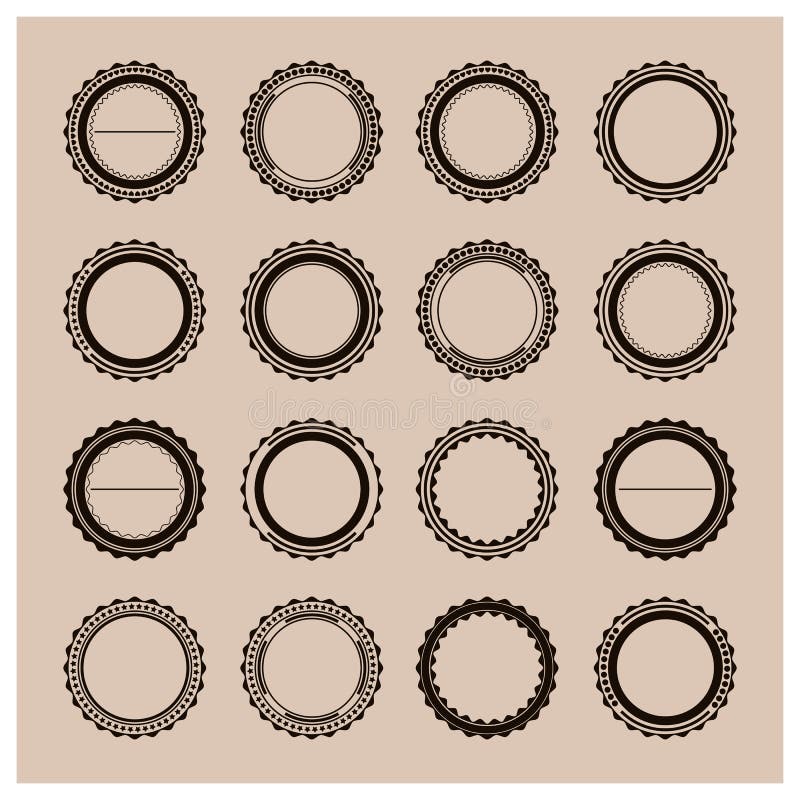 Set of Emblems, Illustration. Stock Vector - Illustration of style ...