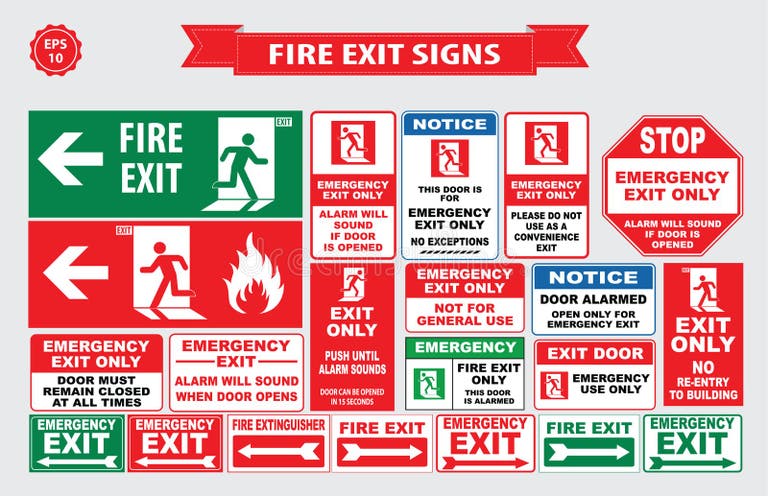 Emergency Exit Crowd Stock Illustrations – 214 Emergency Exit Crowd ...