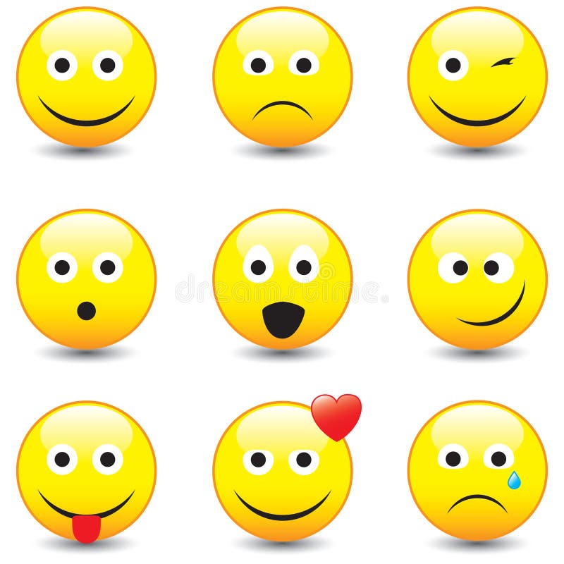 Blessed Smiley Face with Vector AI File Stock Vector - Illustration of ...