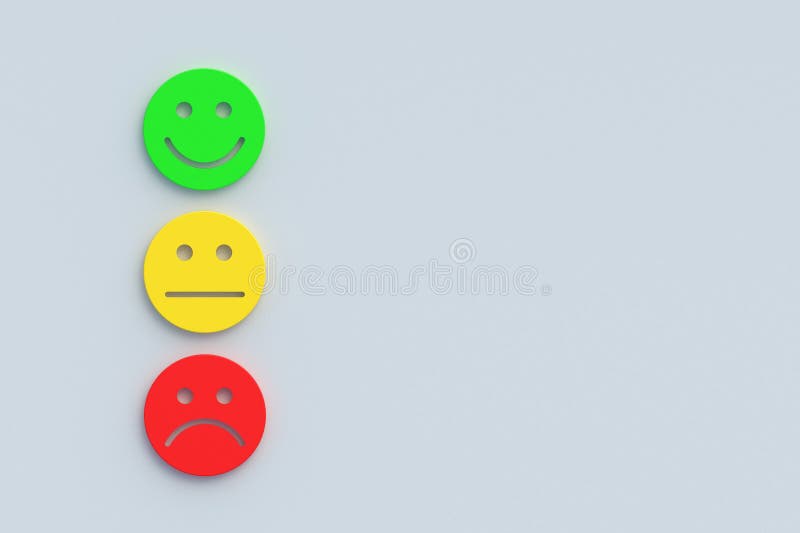 Set of Emotion Faces. Mood Expression Concept Stock Illustration ...