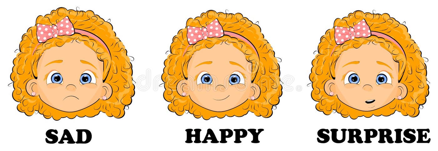 Princess Emotion Faces Stock Illustrations – 24 Princess Emotion Faces ...