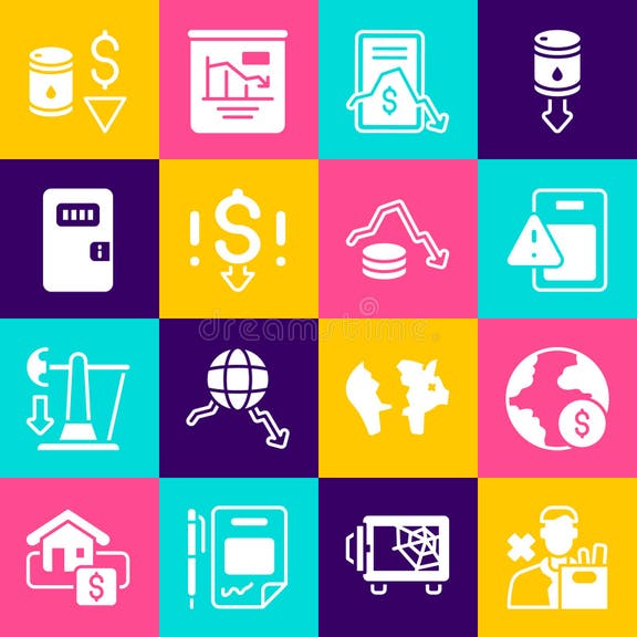 Set Employee Dismissal, Global Economic Crisis, Mobile Stock Trading, Dollar Rate Decrease ...