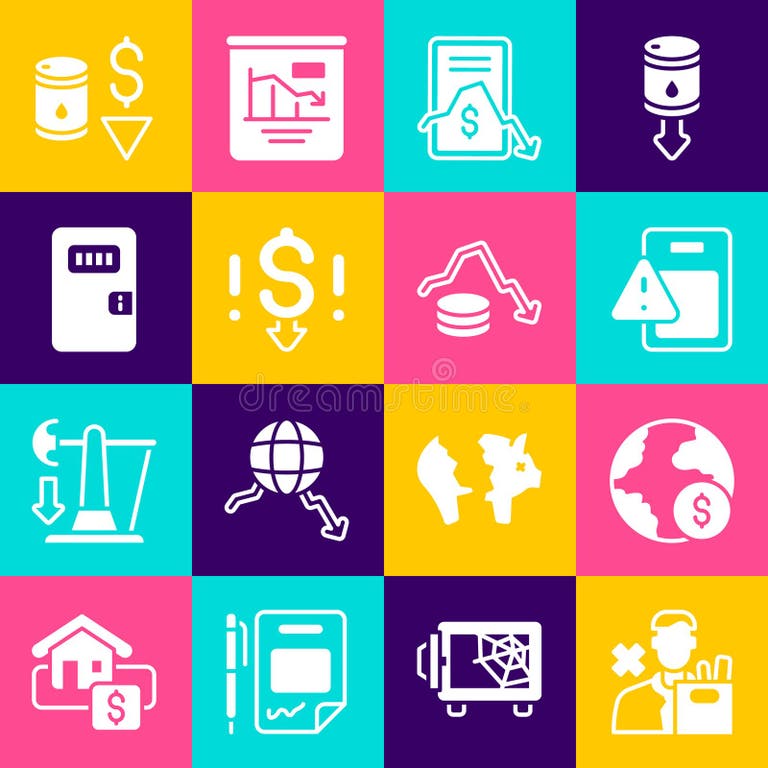 Set Employee Dismissal, Global Economic Crisis, Mobile Stock Trading, Dollar Rate Decrease ...