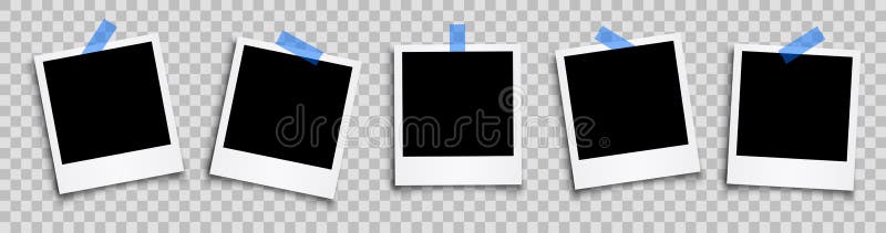 Set Empty Photo Frame, Collection Photo Frame. Photo Frames Fixed with ...