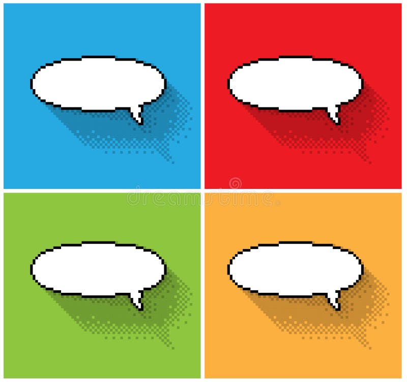 8 Bit Pixel Dialog Chat Bubbles Stock Vector - Illustration of pixel ... 8 Bit Pixel Dialog Chat Bubbles Stock Vector - Illustration of pixel ...