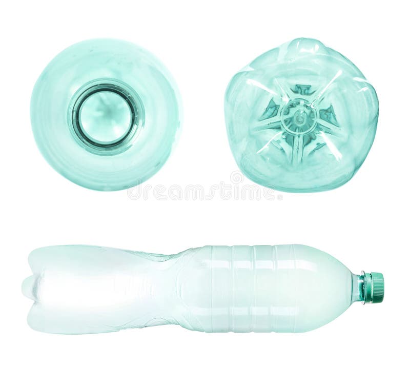Set of Empty Plastic Bottles on White Stock Photo - Image of recycling ...