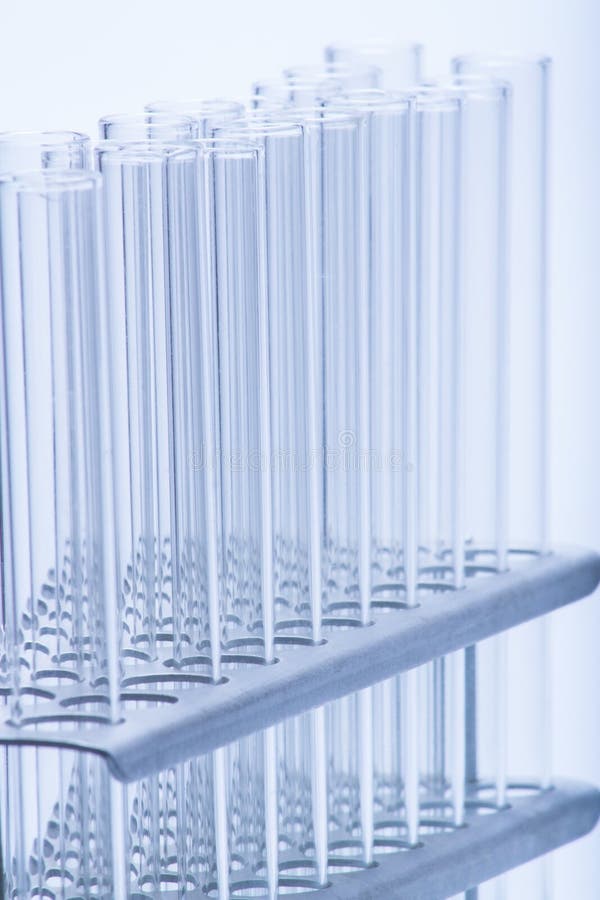 Set Of Test Lab Tubes With Color Liquid On Stand Stock Photo - Image of ...