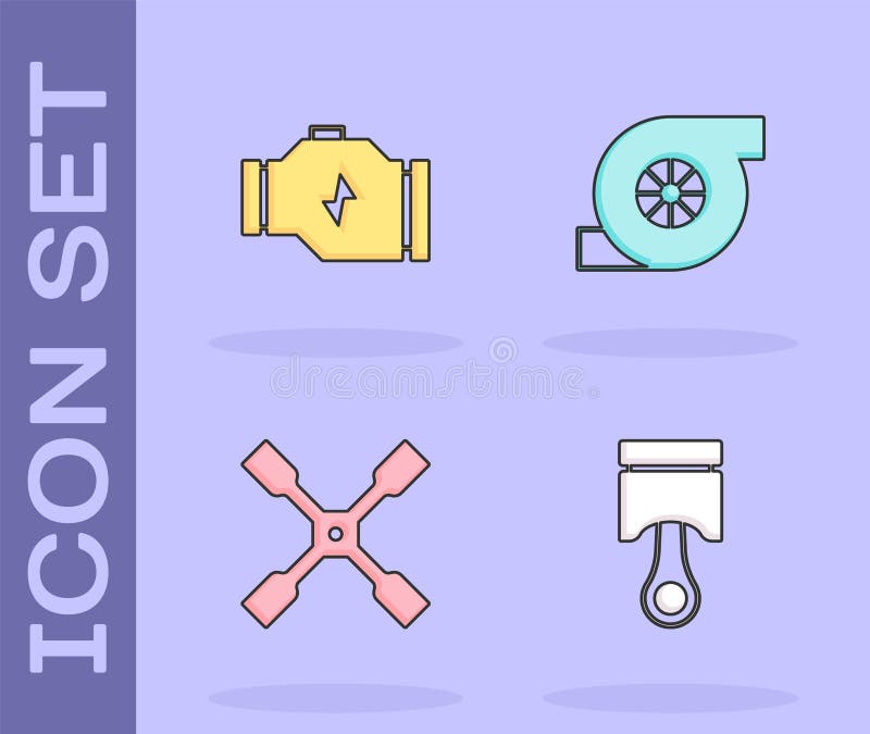 Set Engine Piston, Check Engine, Wheel Wrench and Automotive ...