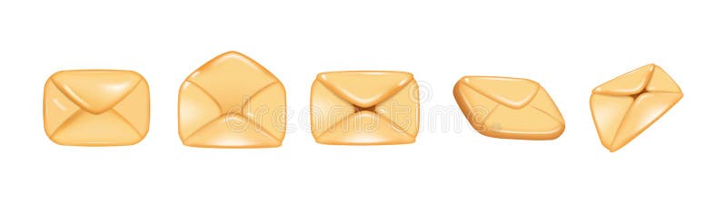 Email Icon 3d Realistic Stock Illustrations – 770 Email Icon 3d ...