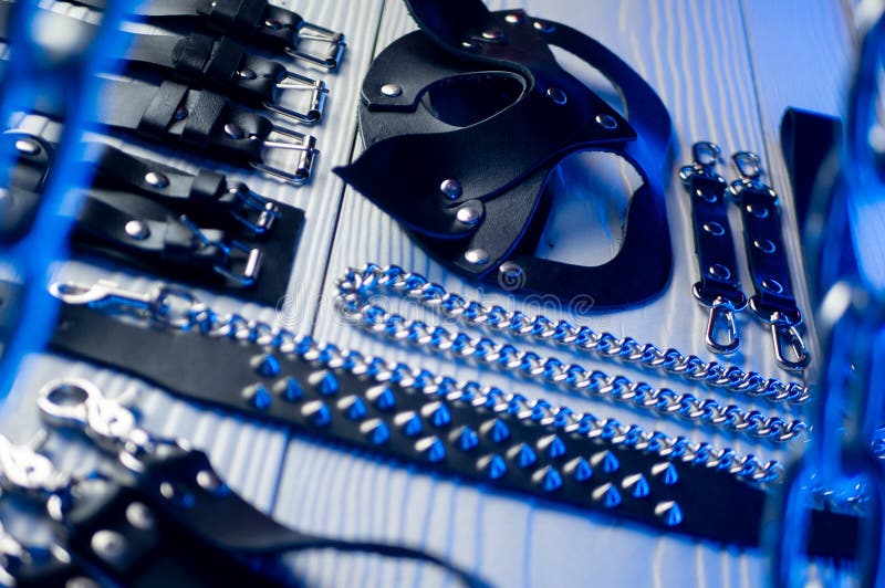 Set Of Erotic Toys For Bdsm The Game Of Sexual Slavery With A Whip