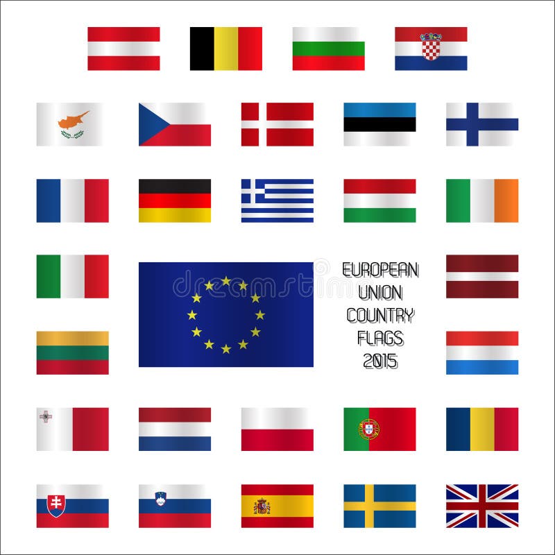 European Union Country Flags 2014 Stock Vector - Illustration of ...