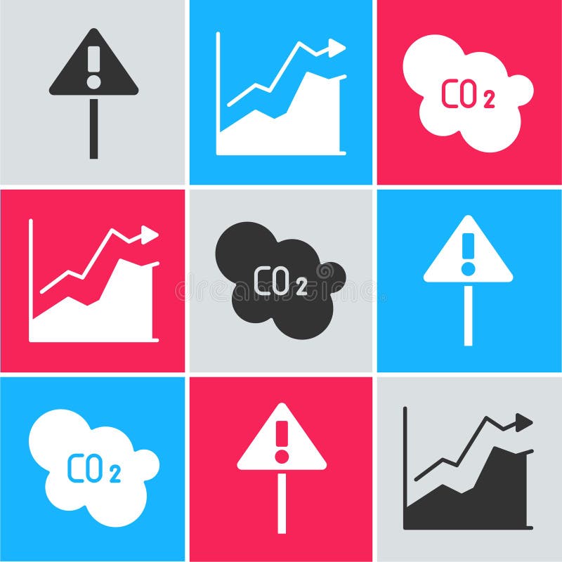 Set Exclamation Mark in Triangle, Oil Price Increase and CO2 Emissions ...