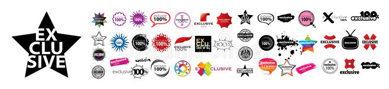 Logos Tv, Video, Photo, Film Stock Vector - Illustration of abstract ...