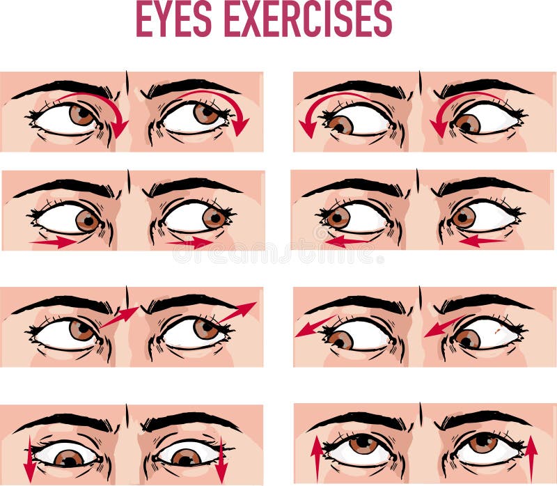 Eye Exercises Stock Illustrations – 431 Eye Exercises Stock ...