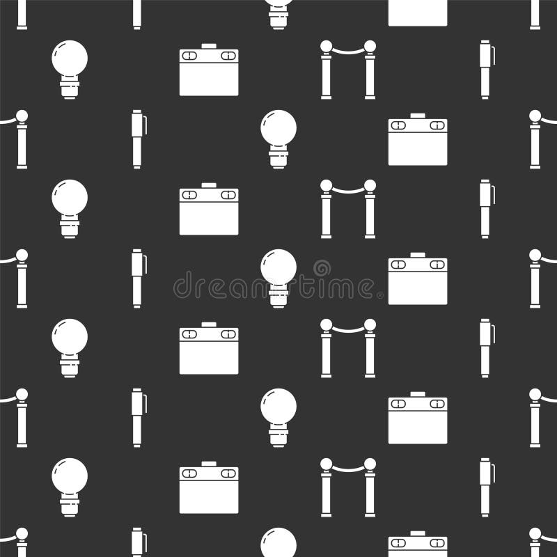 Set Exhibition of Paintings, Pen, Light Bulb and Graphic Tablet on ...