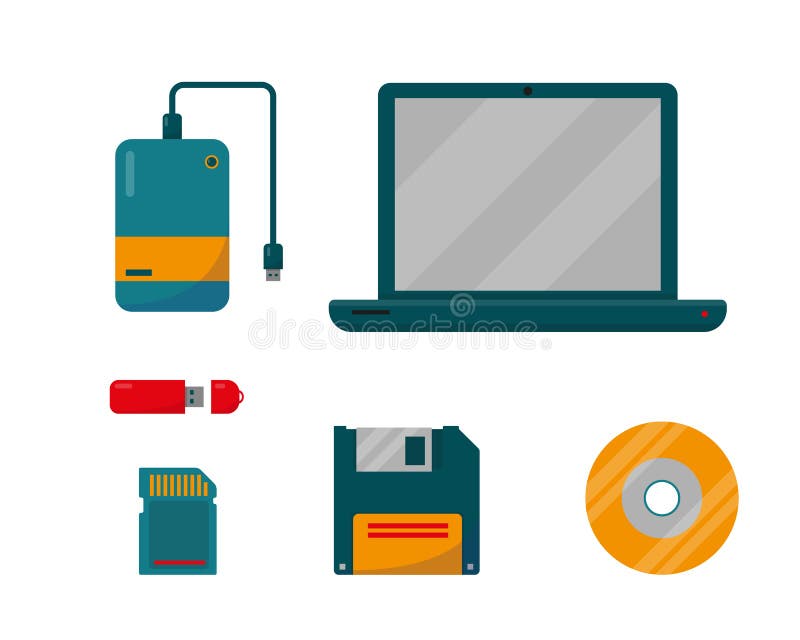 External Storage Icons Stock Illustrations – 426 External Storage Icons ...
