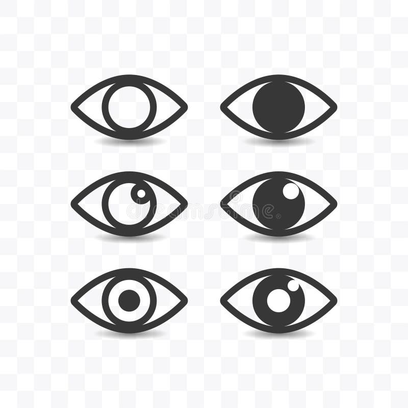 Simple Eye Icon Transparent Stock Illustrations – 840 Simple Eye Icon ...