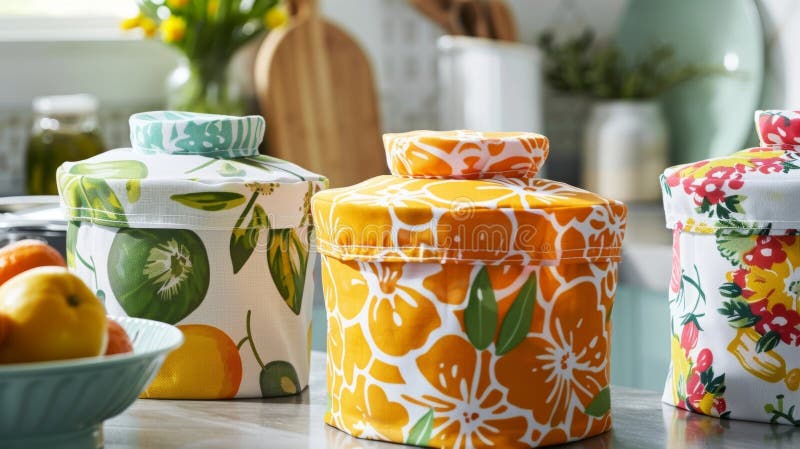 A Set of Fabric Food Covers Designed To Keep Insects Away from the ...