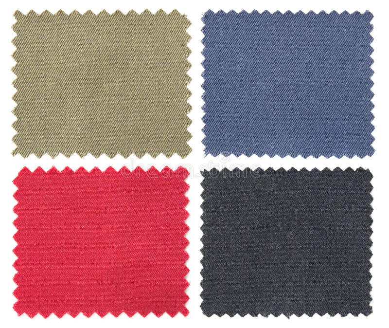 Set of Fabric Swatch Samples Texture Stock Photo - Image of beige ...