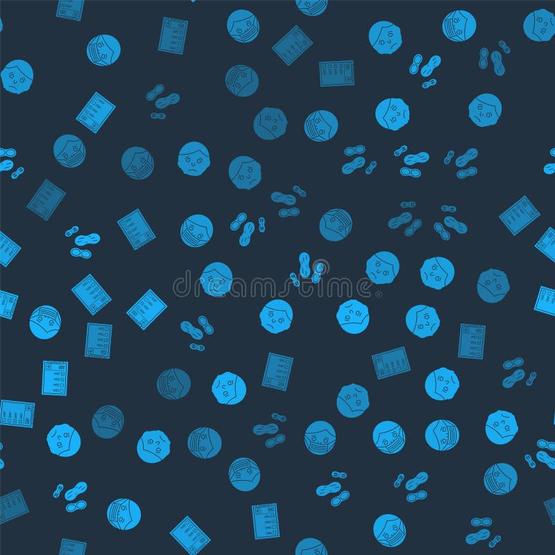 Set Face in Protective Mask, Inflammation on Face, Peanut and Clinical ...