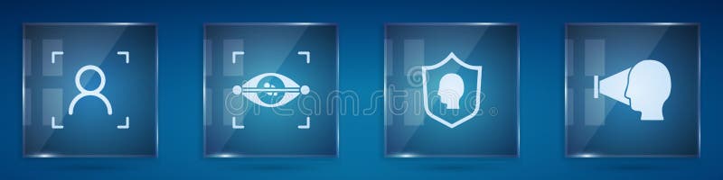 Set Face Recognition, Eye Scan, User Protection and . Square Glass ... Set Face Recognition, Eye Scan, User Protection and . Square Glass ...