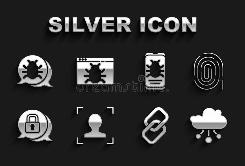 Set Face Recognition, Fingerprint, Internet of Things, Chain Link ... Set Face Recognition, Fingerprint, Internet of Things, Chain Link ...