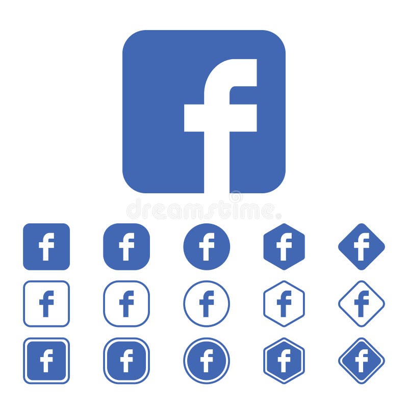 Facebook Icon Stock Illustrations – 25,993 Facebook Icon Stock ...
