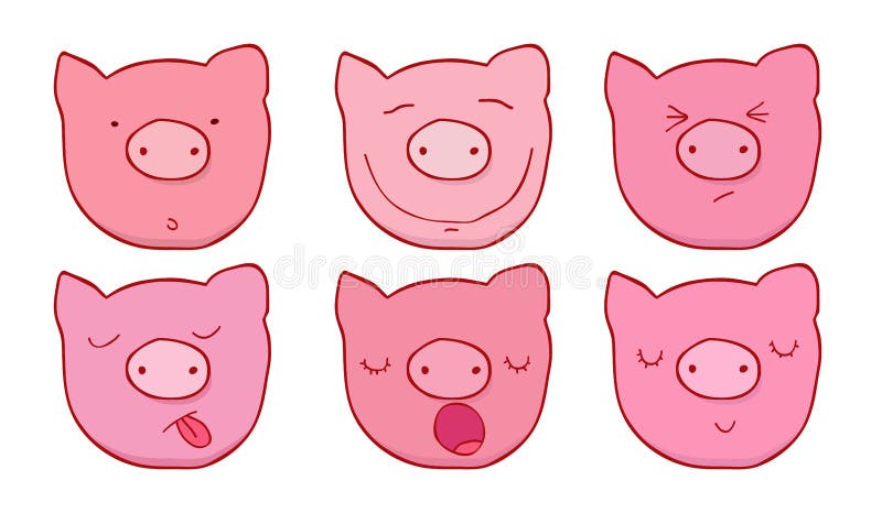 Piggy Faces Stock Illustrations – 99 Piggy Faces Stock Illustrations ...