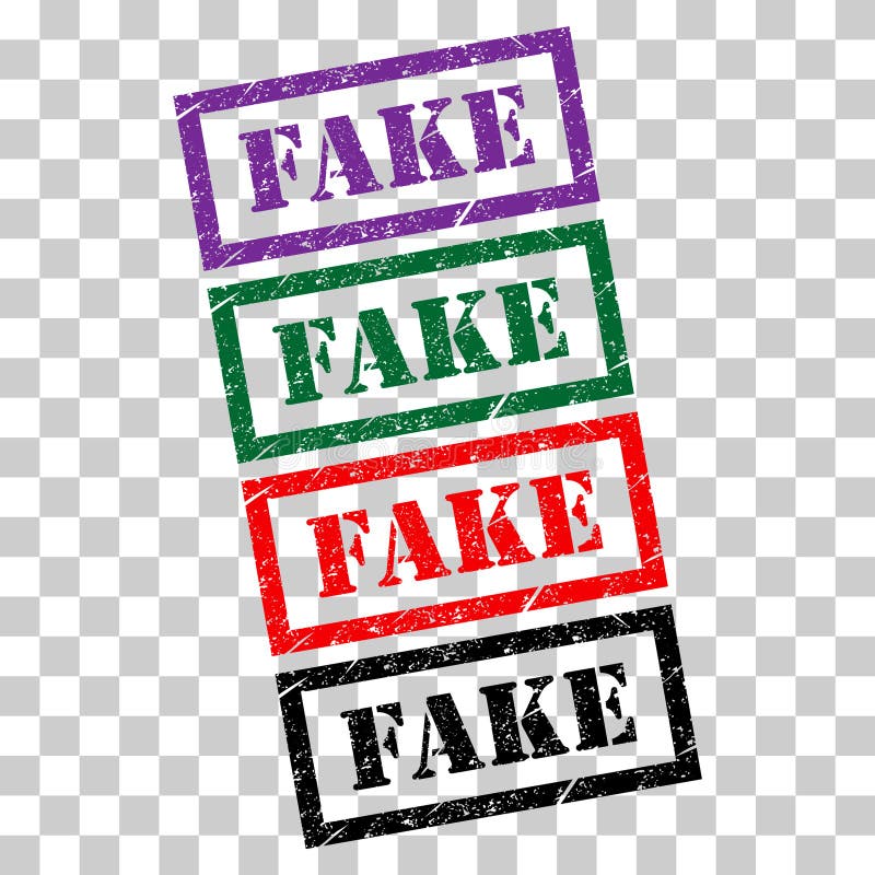 Set of Fake Stamp Symbol, Label Sticker Sign Button, Text Banner Vector ...