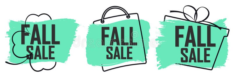 Fall Sale, Discount Poster Design Template. Promotion Banner for Shop ...