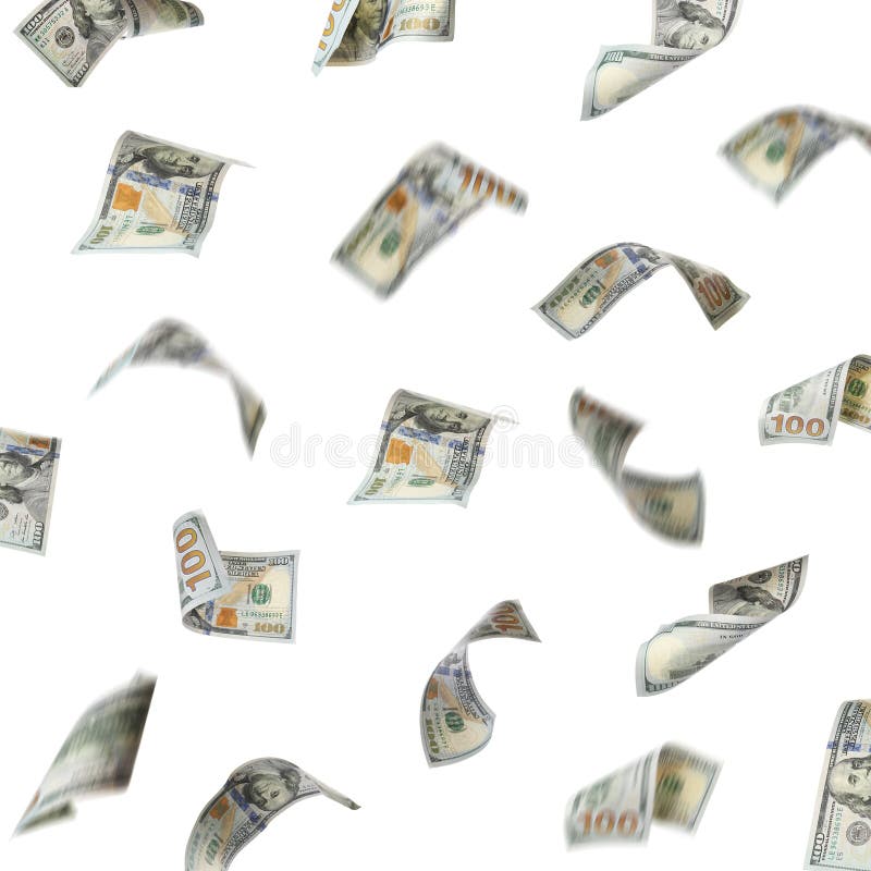 Set of Falling Money on Background. Currency Exchange Stock Photo ...